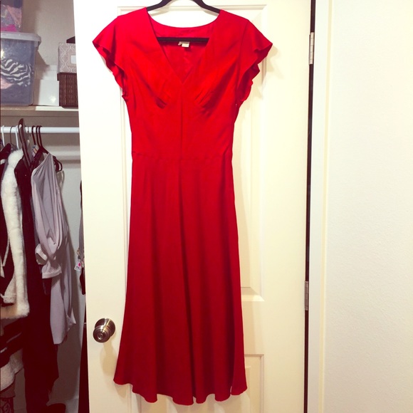 Zara | Dresses | Red Zara Dress | Poshmark